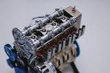 Teching 3D Assembly Adult 300+pcs Car Engine Model Toys Mini Inline 4