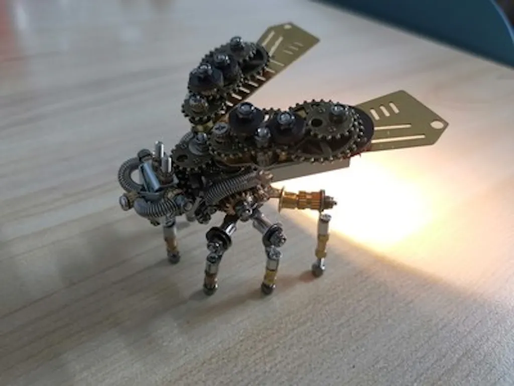 265Pcs Metal Mechanical Firefly Insect 3D DIY Assembly Model Kit for A