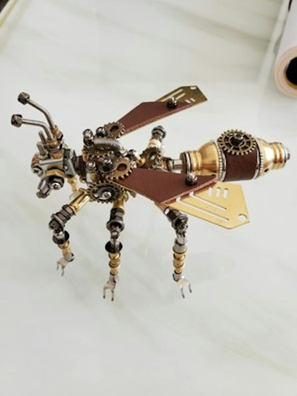 290Pcs Metal Mosquito Insect 3D DIY Mechanical Assembly Model Kit