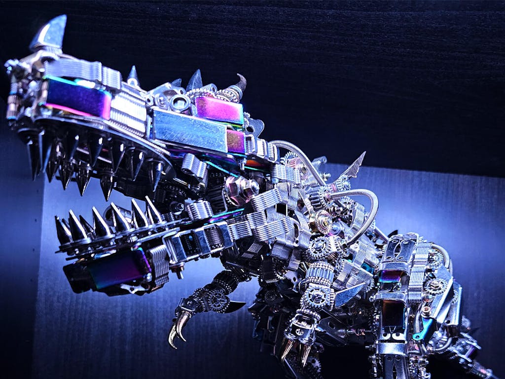 1350PCS+ Difficult Model Kits 3D Mechanical Model Big Dinosaur