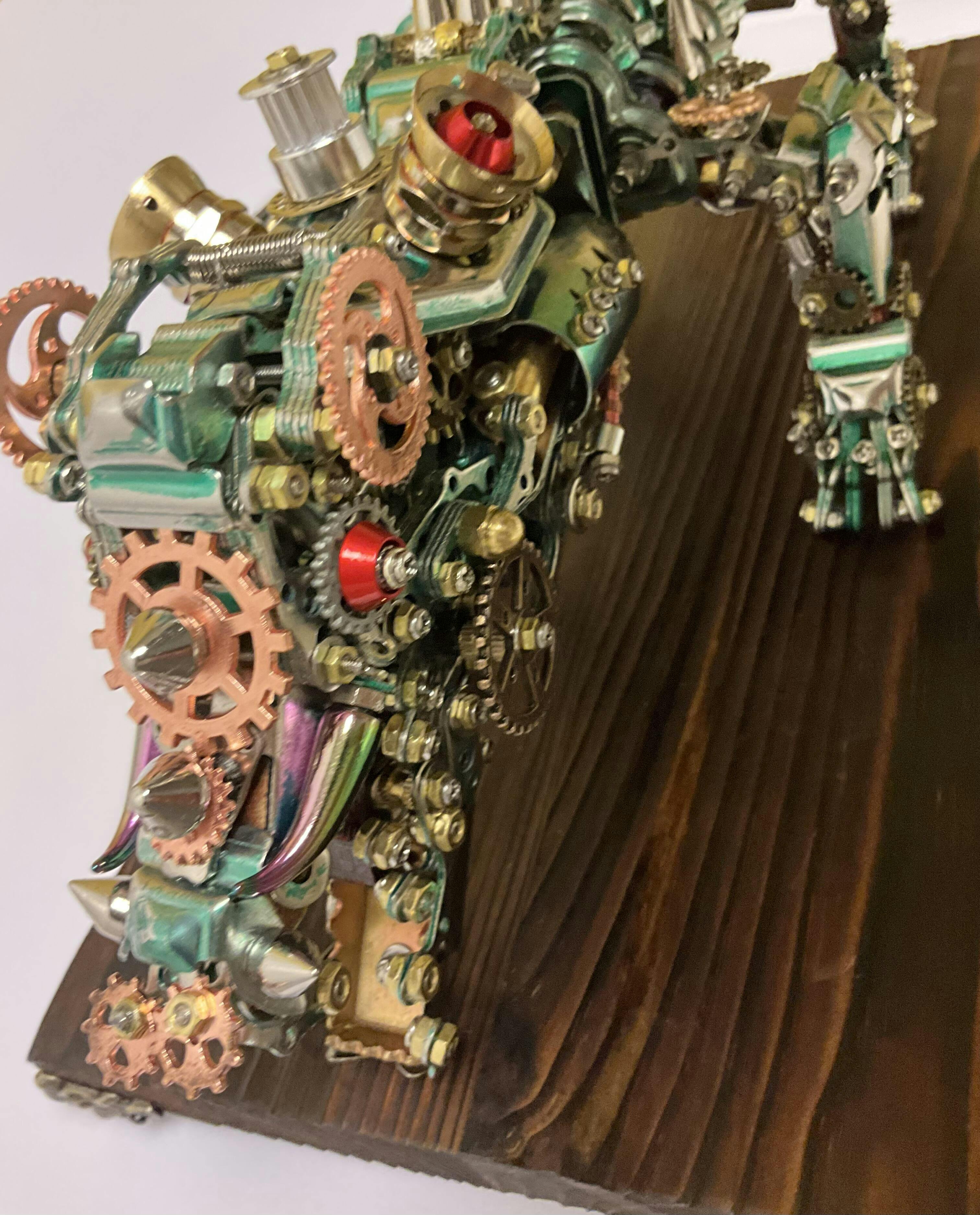 Crocodile 3D DIY Mechanical Metal Assembly Model (1500+PCS)