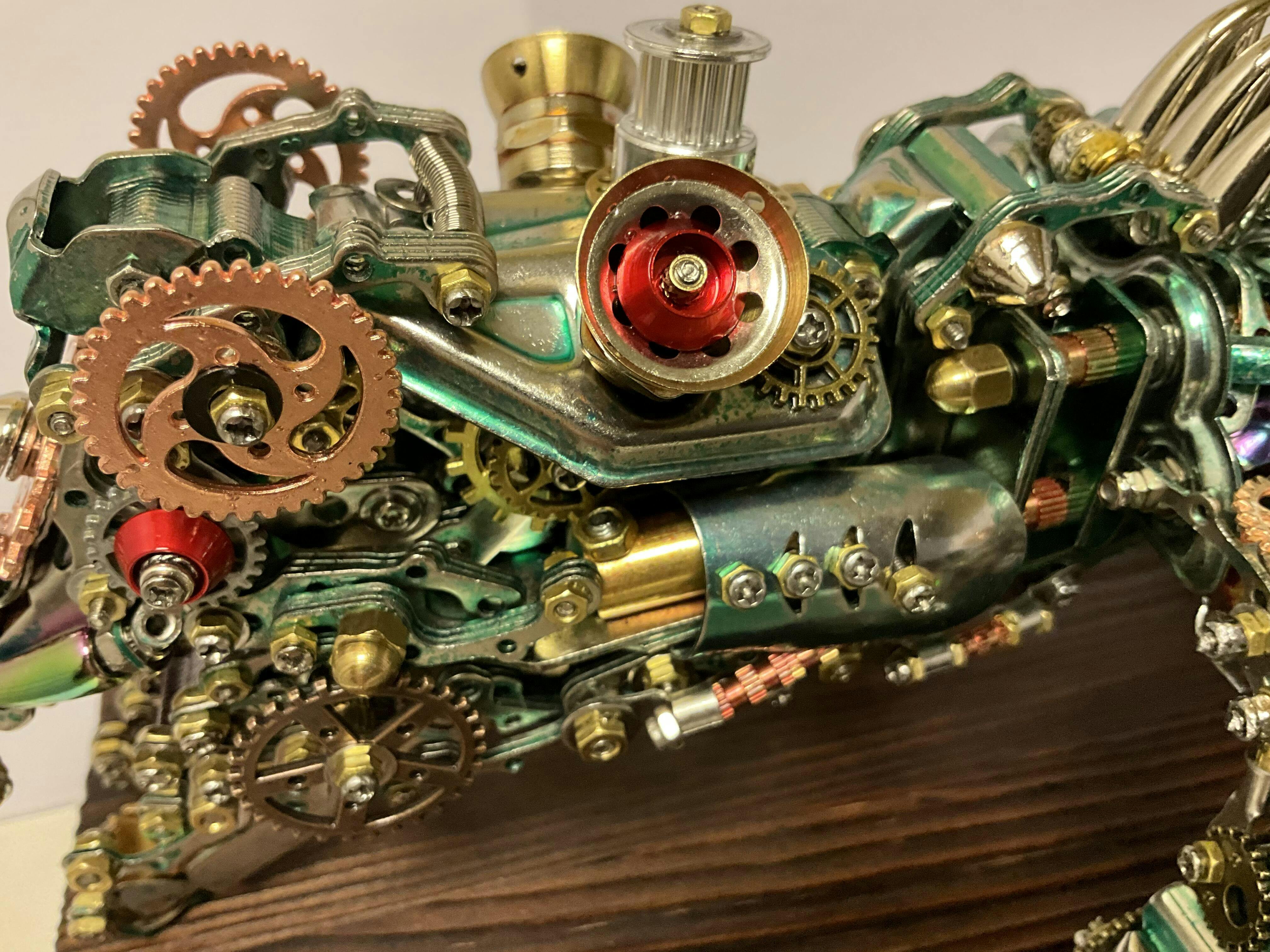 Crocodile 3D DIY Mechanical Metal Assembly Model (1500+PCS)