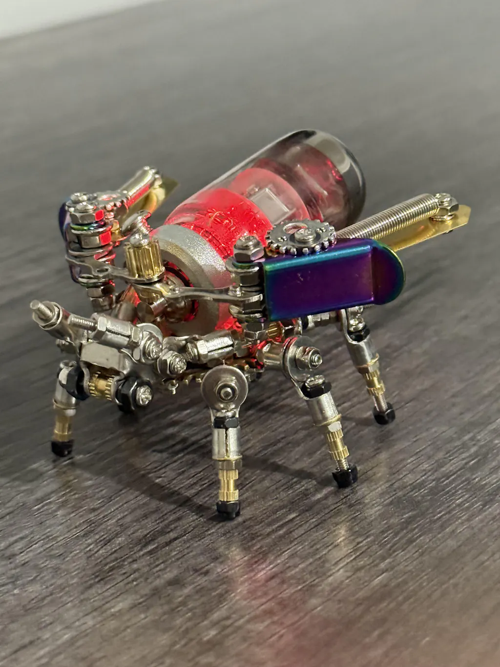 3pcs/ Set 3d Metal Insect Kits Beetle Firefly Wasp Punk