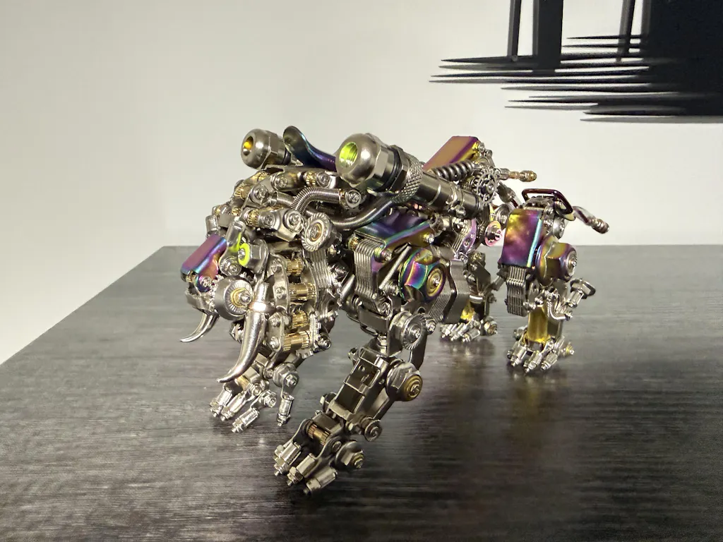 Bengal Tiger 700PCS+ 3D Metal Kits Assembly Model Building Animal Seri