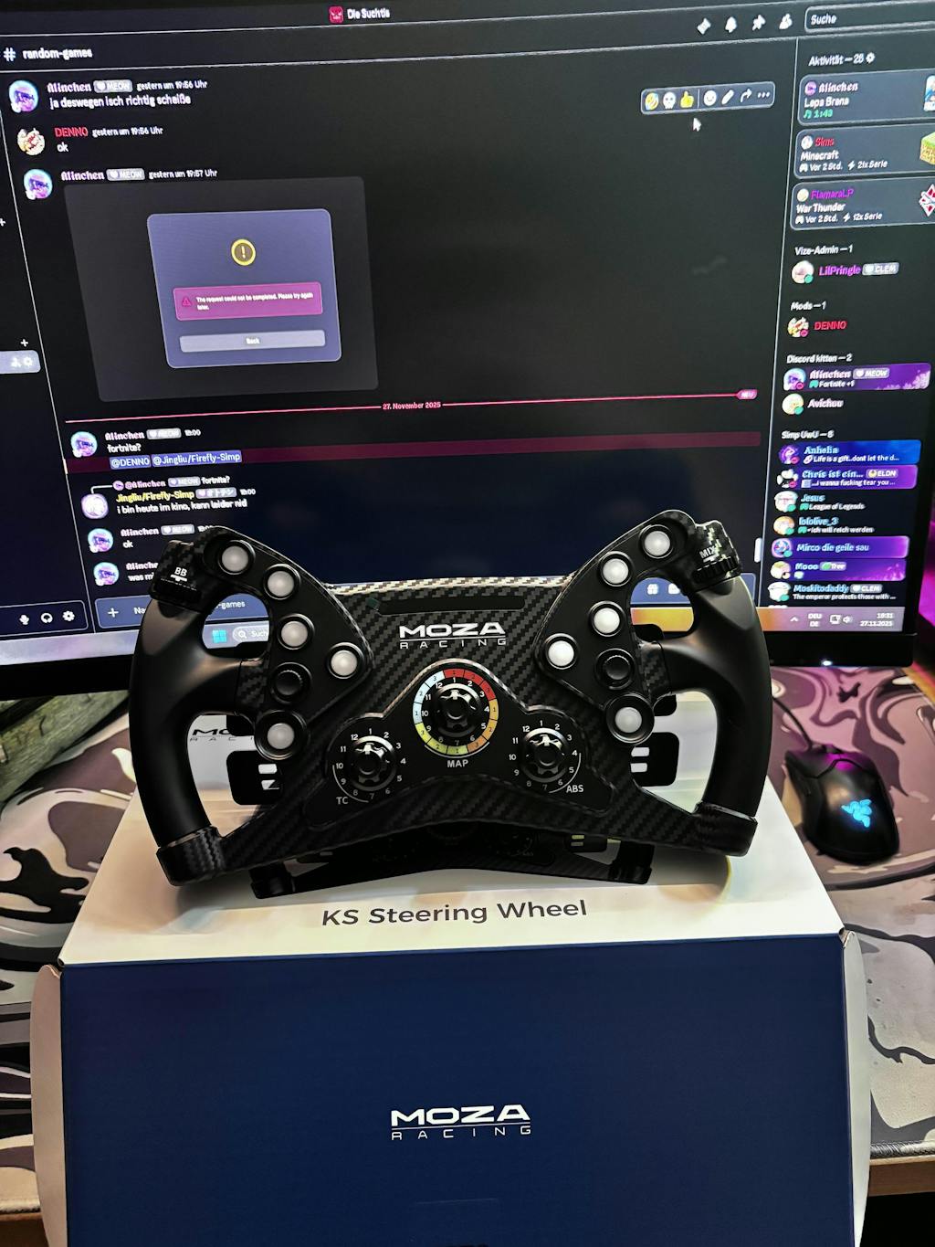 MOZA KS GT Wheel | 300mm Butterfly Rim, Hall Sensor Paddles, 70 Inputs ...