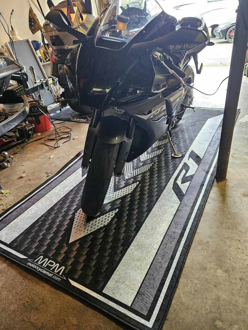 Designed Pit Mat for BMW R1250 RS Motorcycle - MM7160 – MPM Motorcycle Mat