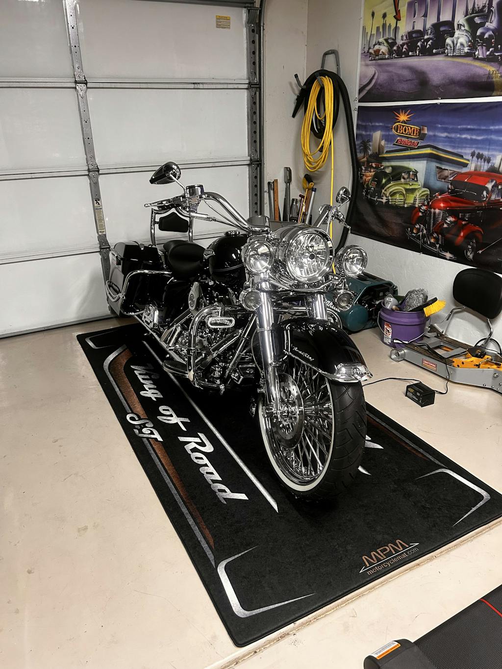MPM Motorcycle Mat - Make a Difference In Your Garage!
