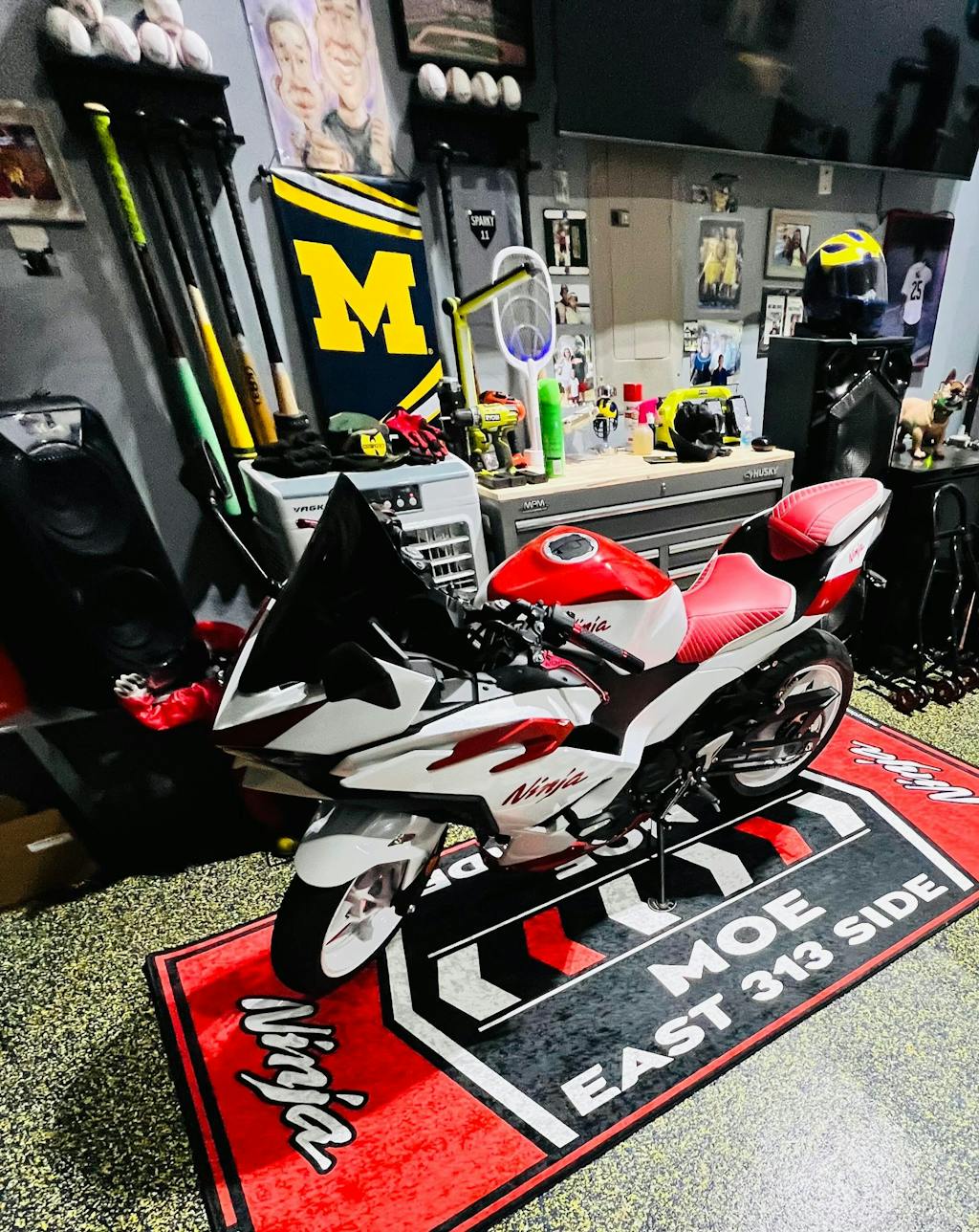 MPM Motorcycle Mat - Make a Difference In Your Garage!