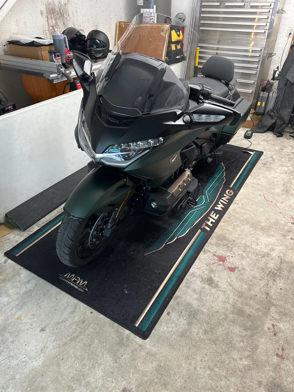 MPM Motorcycle Mat - Make a Difference In Your Garage!