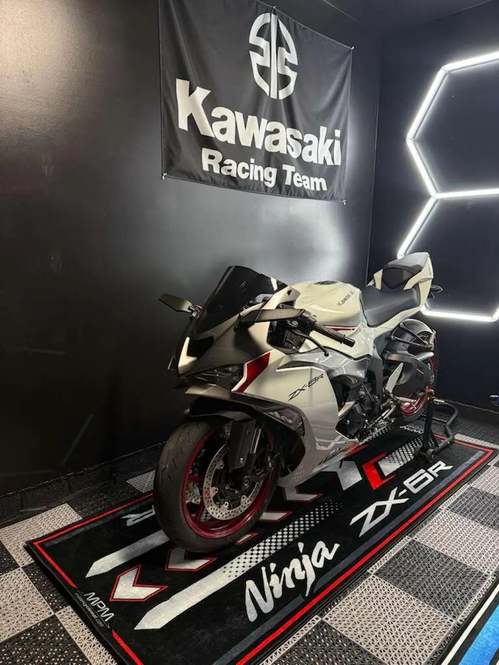 MPM Motorcycle Mats for Garage & Track | Custom & Model-Specific