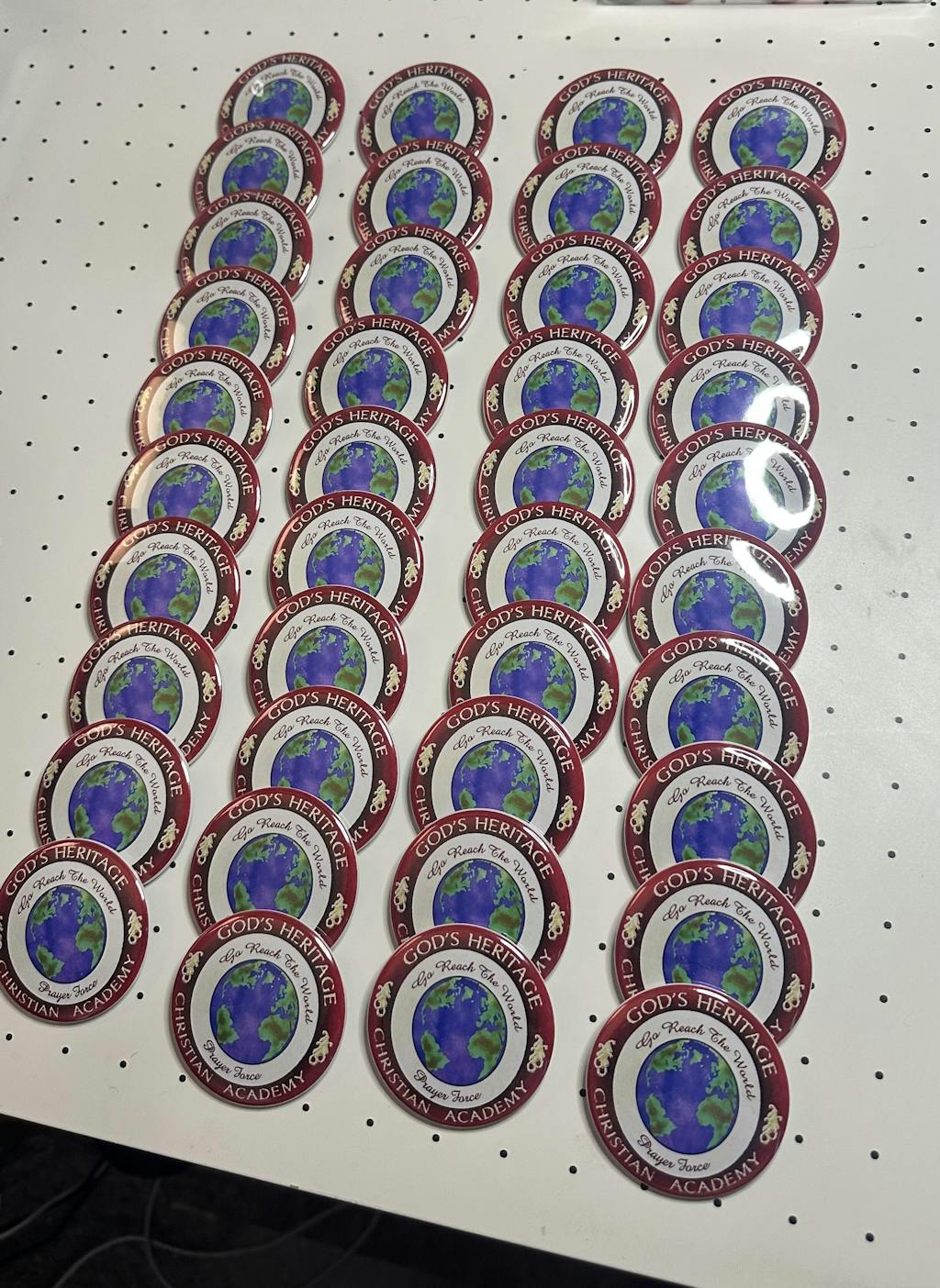 Unpinned Back Button Supplies Square 2 x 2" for 1000 buttons – MPRO