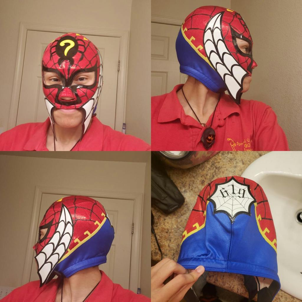 Buy Personalized custom mask fandmade project Luchador wrestling – Mr ...