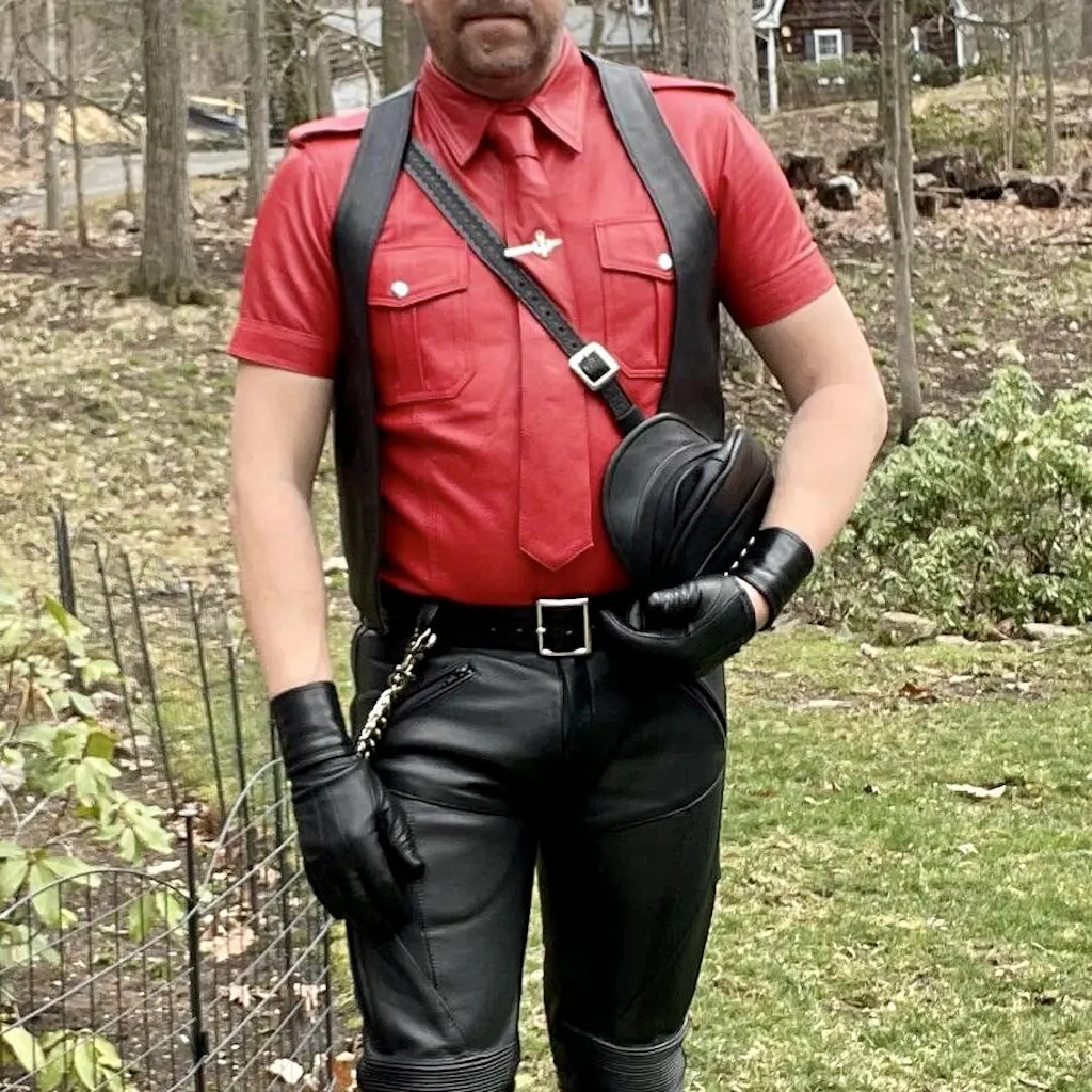 Red Leather Shirt by Mr Riegillio – MR. Riegillio
