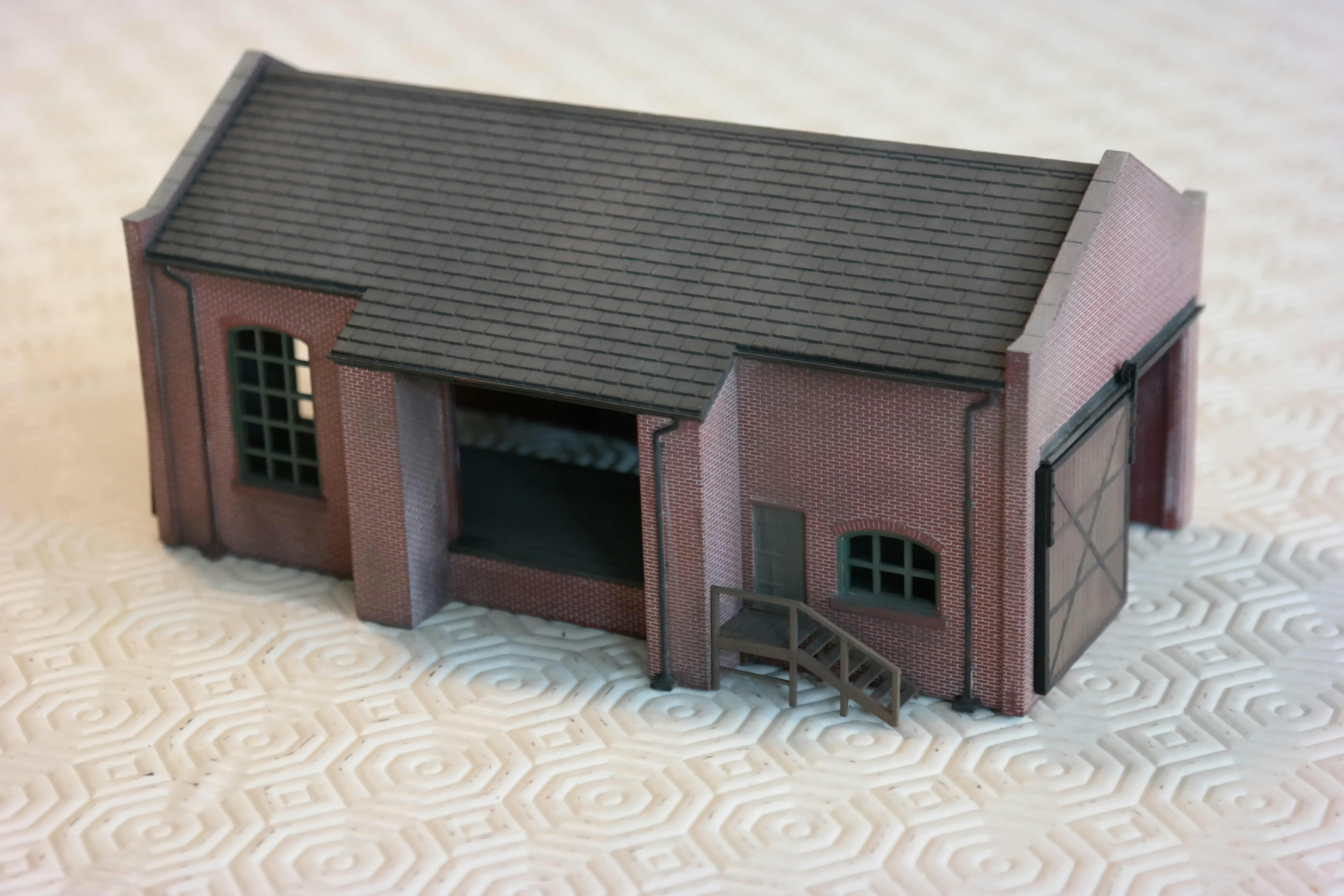 LMS Goods Shed N TT OO TT:120 model railway goods yard scenery – MS Models