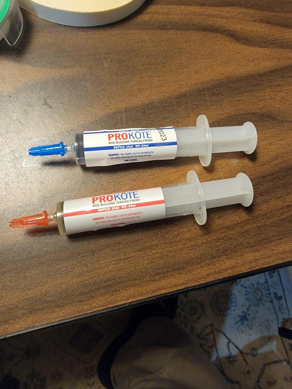 ProKöte Rod Building Thread Finish, Preloaded Syringe Kit