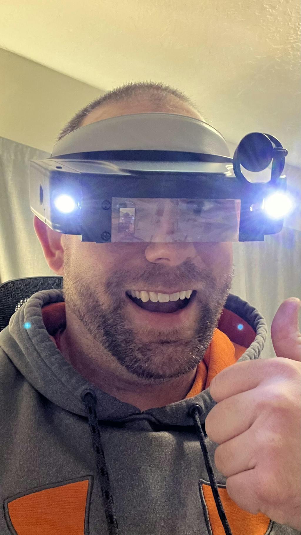 Lighted Head Strap Magnifier