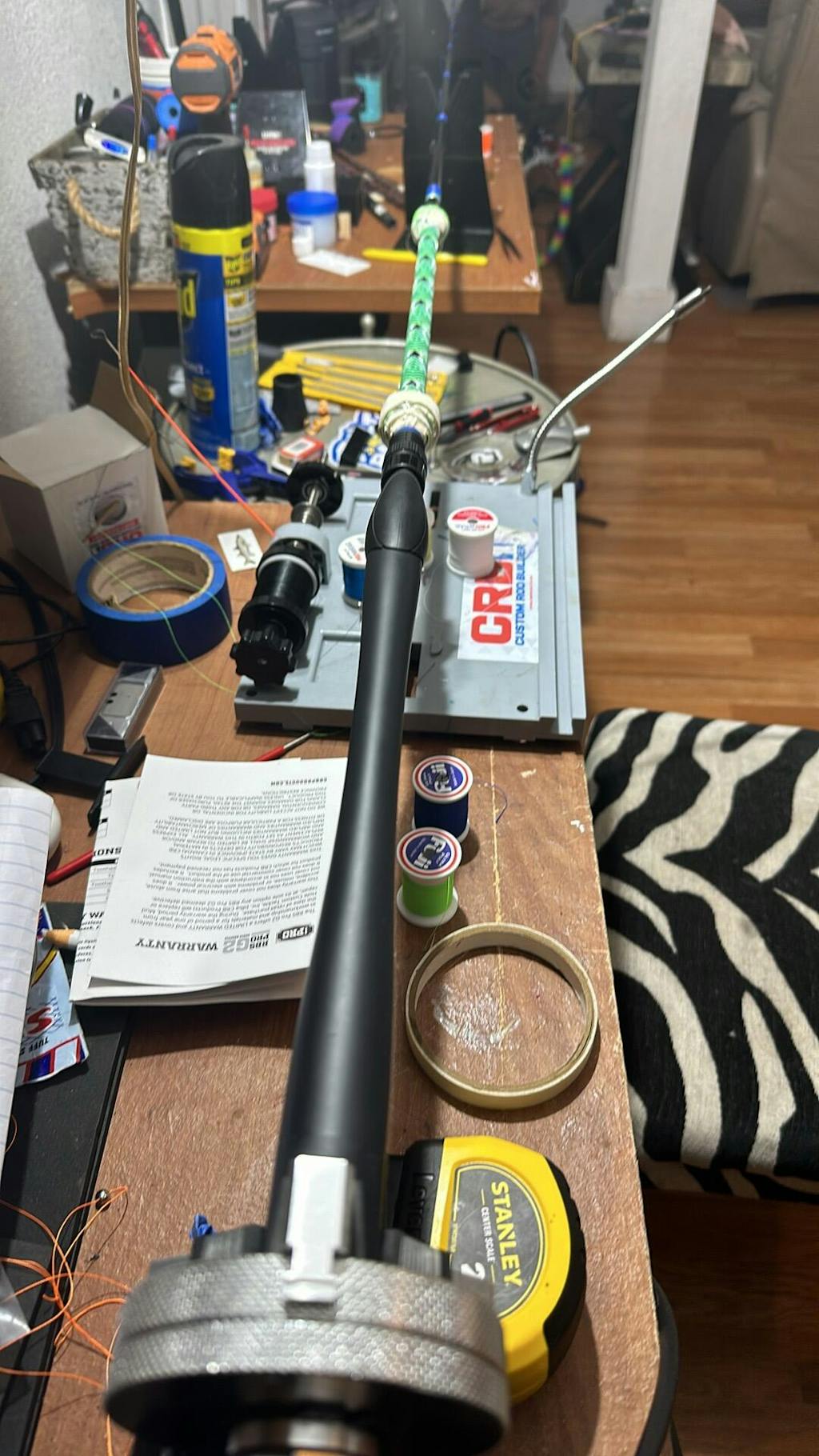 American Tackle G2 Carbon Handle Kit – 12" Rear Grip - Spinning