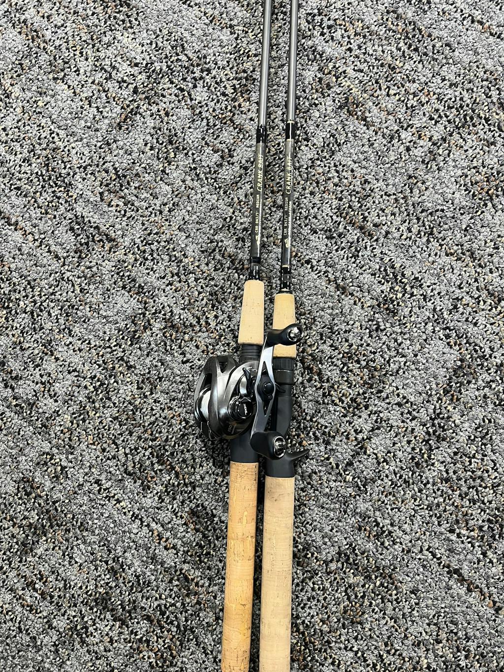 American Tackle Straight Rear Casting Grips – Dual Tenons (EVA or Cork