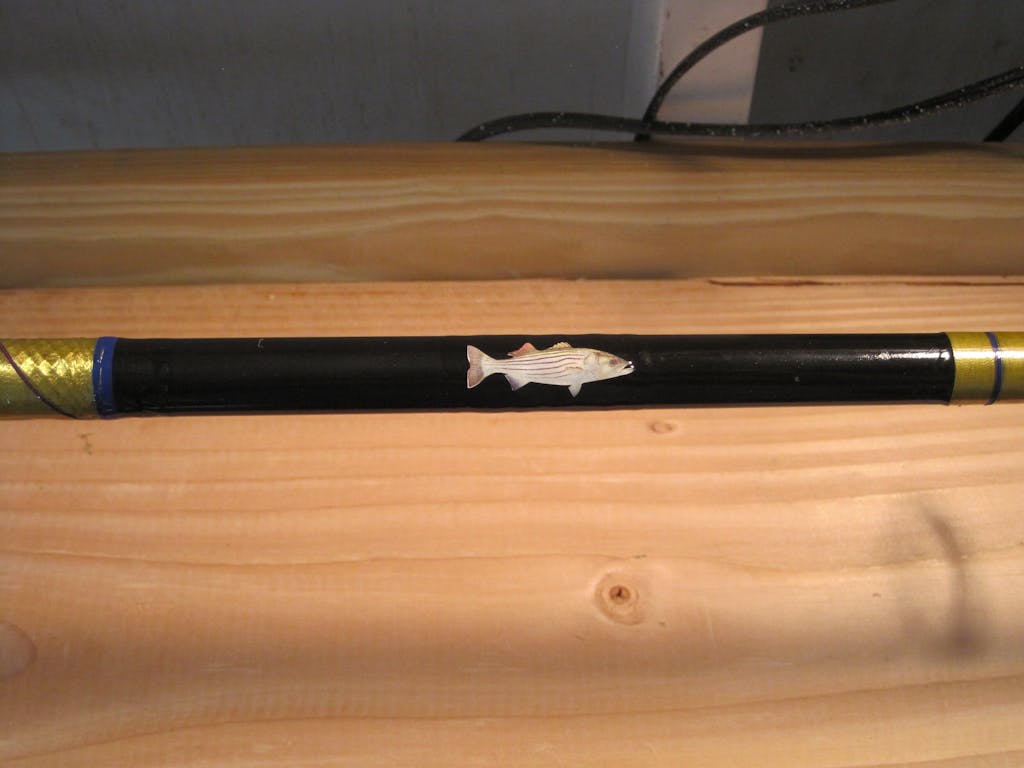 Mud Hole Game Fish Rod Decals