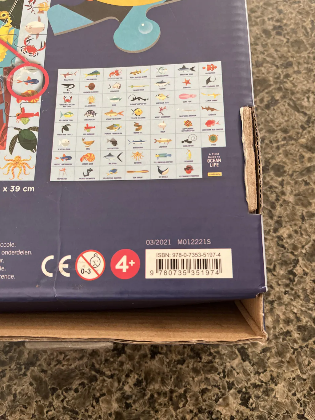 Ocean Life Search & Find Puzzle - Mudpuppy