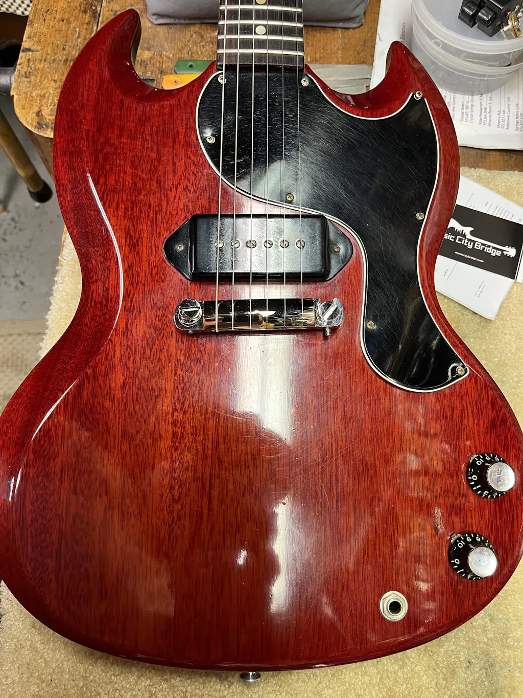 "The Savvy" - Compensated wraparound tailpiece - Music City Bridge