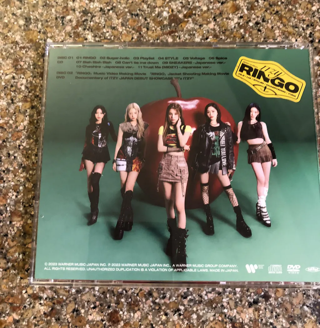 있지 | ITZY JAPANESE ALBUM [ RINGO ] LIMITED A VER. ( CD + DVD ) – Music ...