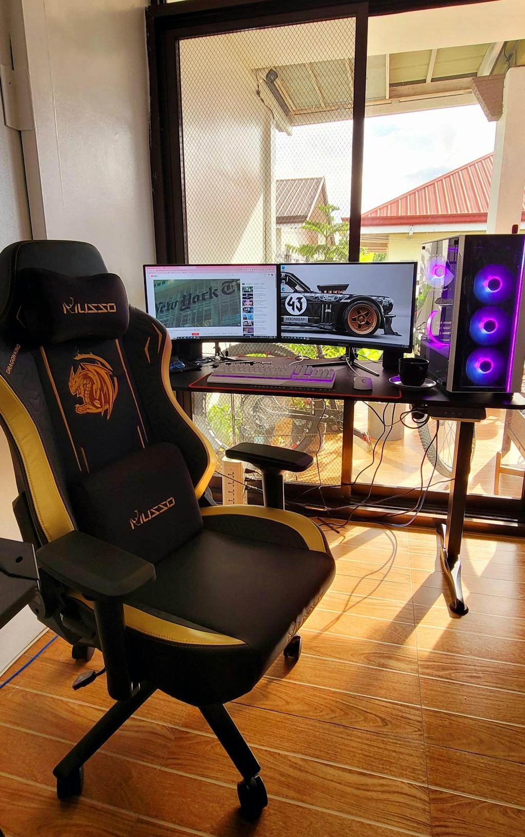 MUSSO Throne Series PU Leather Computer Gaming Chair Series 330A XXL