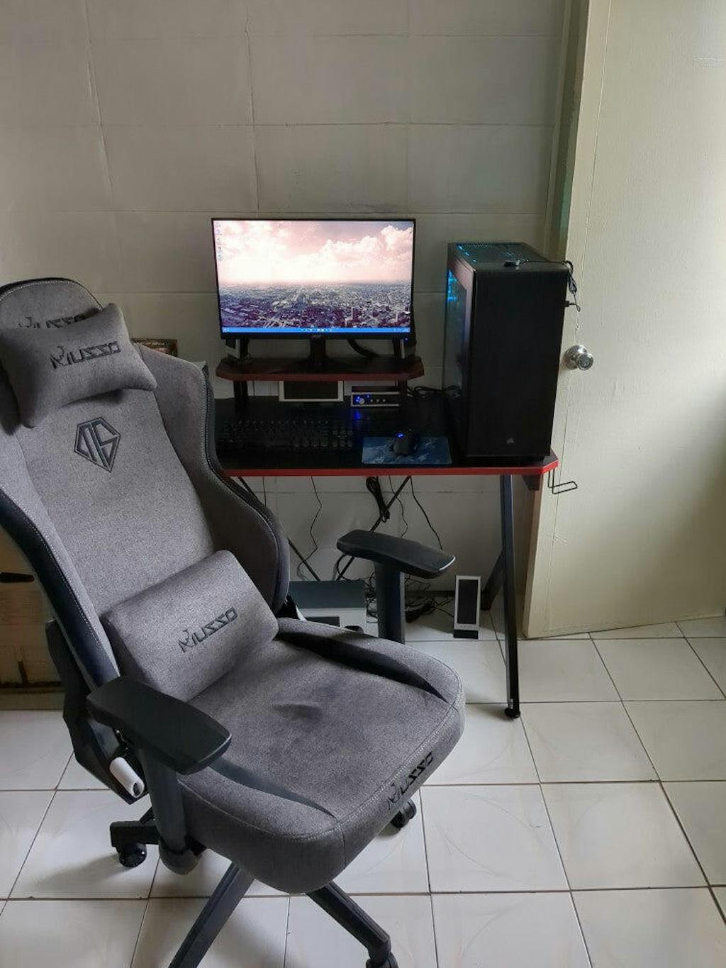 MUSSO Aeolus Series Fabric Computer Gaming Chair 199A XL