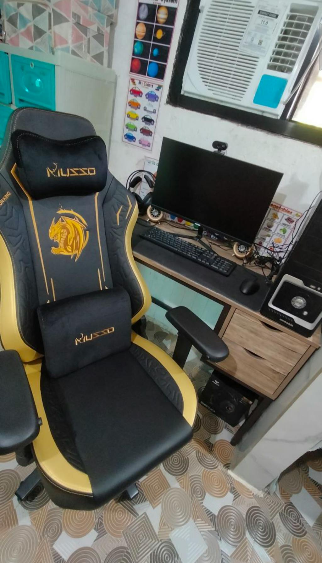 MUSSO Throne Series PU Leather Computer Gaming Chair 330A XL SIZE ...