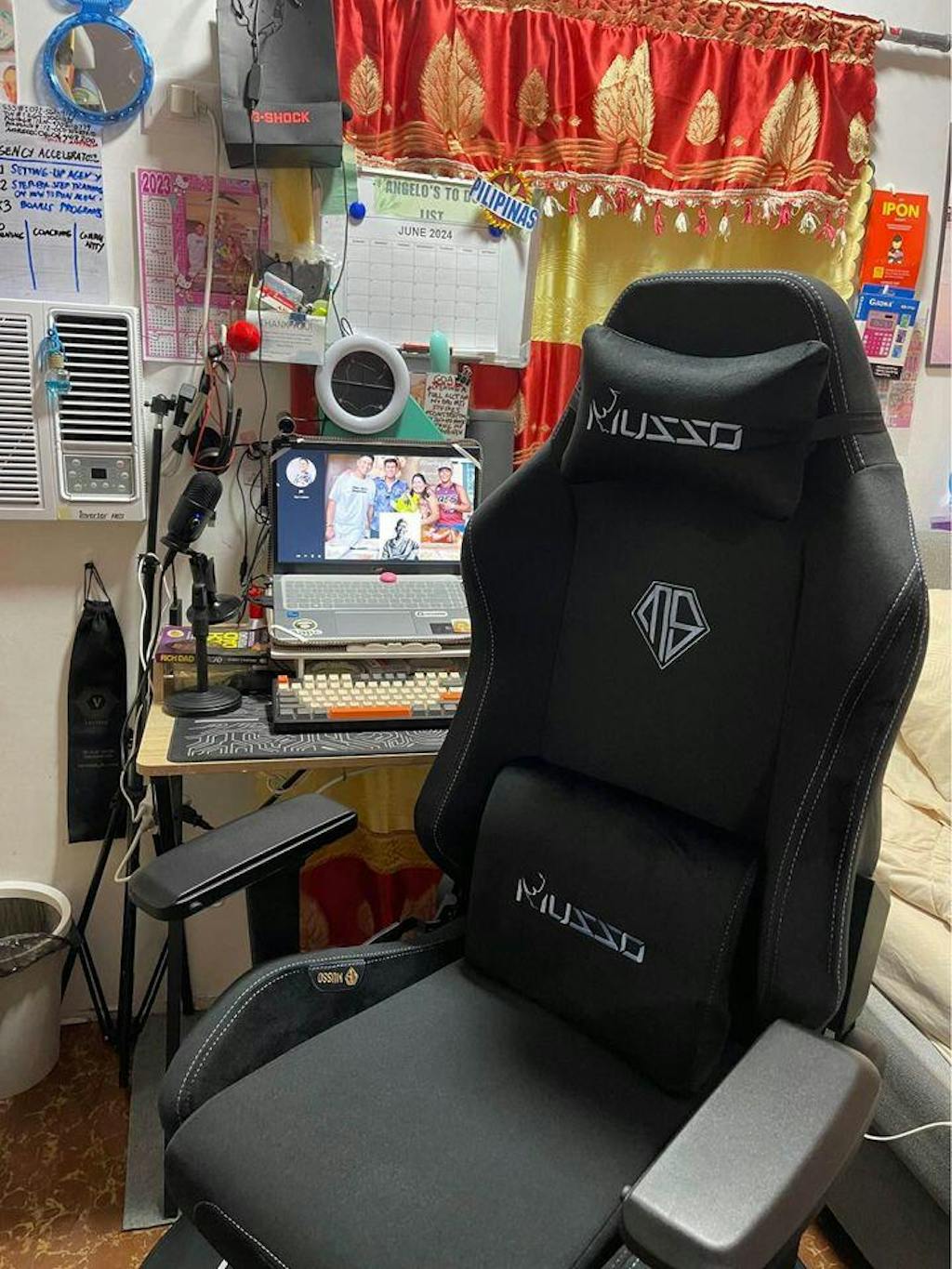 MUSSO Aeolus Series Fabric Computer Gaming Chair Galaxy 300A XL SIZE ...