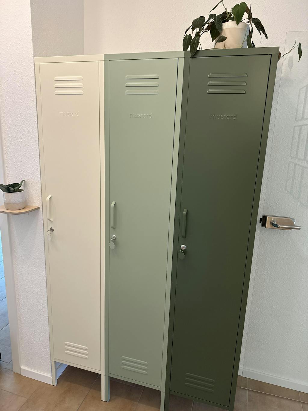 The Skinny in Chalk • School Lockers• White School Locker • Mustard ...