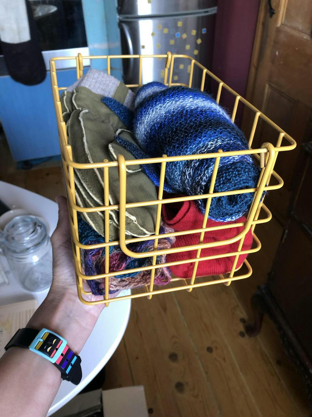 Mustard Made Storage Locker The Baskets in Mustard Yellow