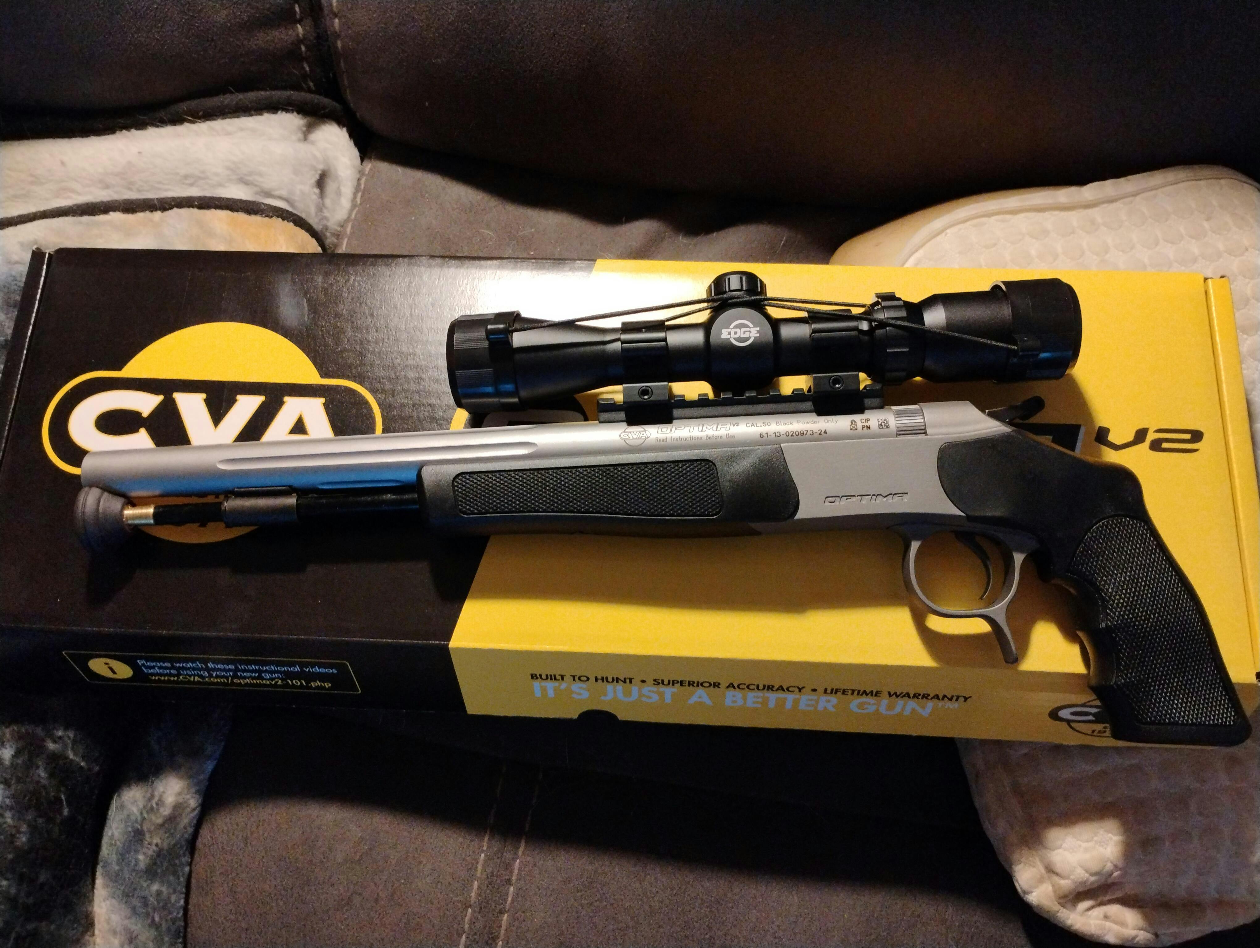 CVA® Optima™ V2 Pistol PP221SM | Black .50 Cal | Muzzle-Loaders.com