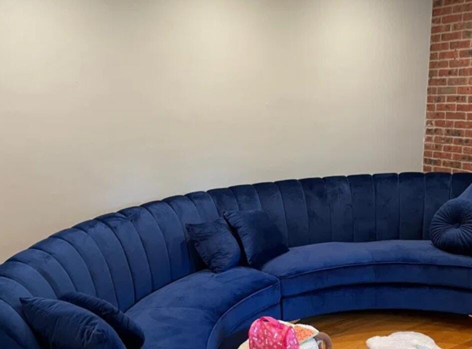 Modern Exclusive Velvet Sectional Sofa - Online Furniture Store - My Aashis