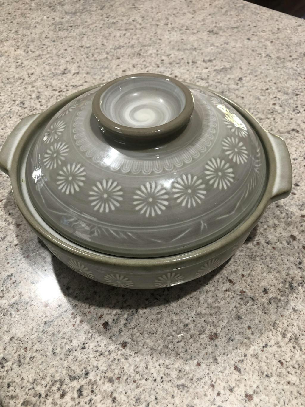 Ginpo Hana Mishima Donabe Japanese Clay Pot 18cm (Size 6) — My Cookware ...