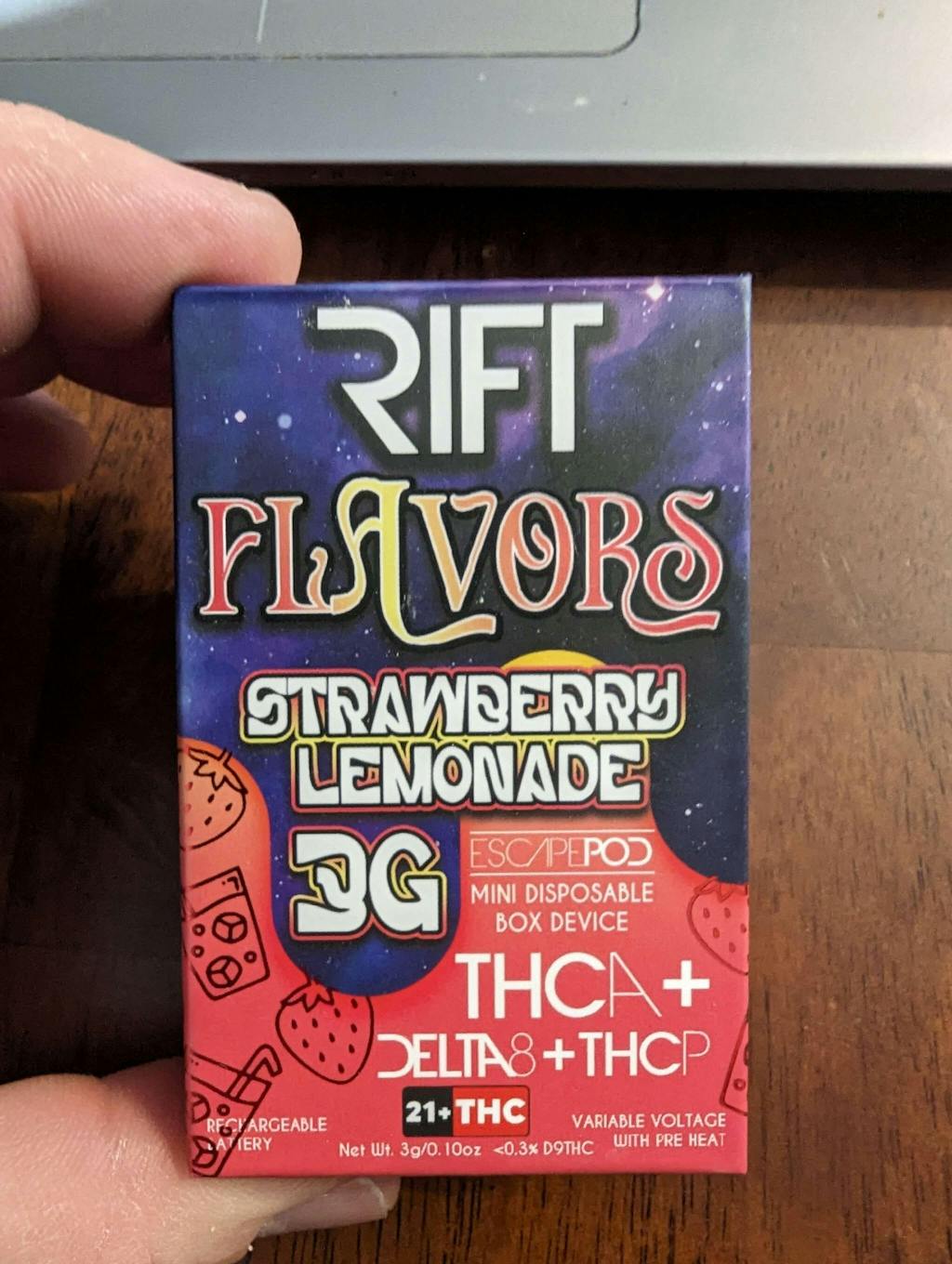RIFT Flavors THCA Disposable 3g » My Delta Eight
