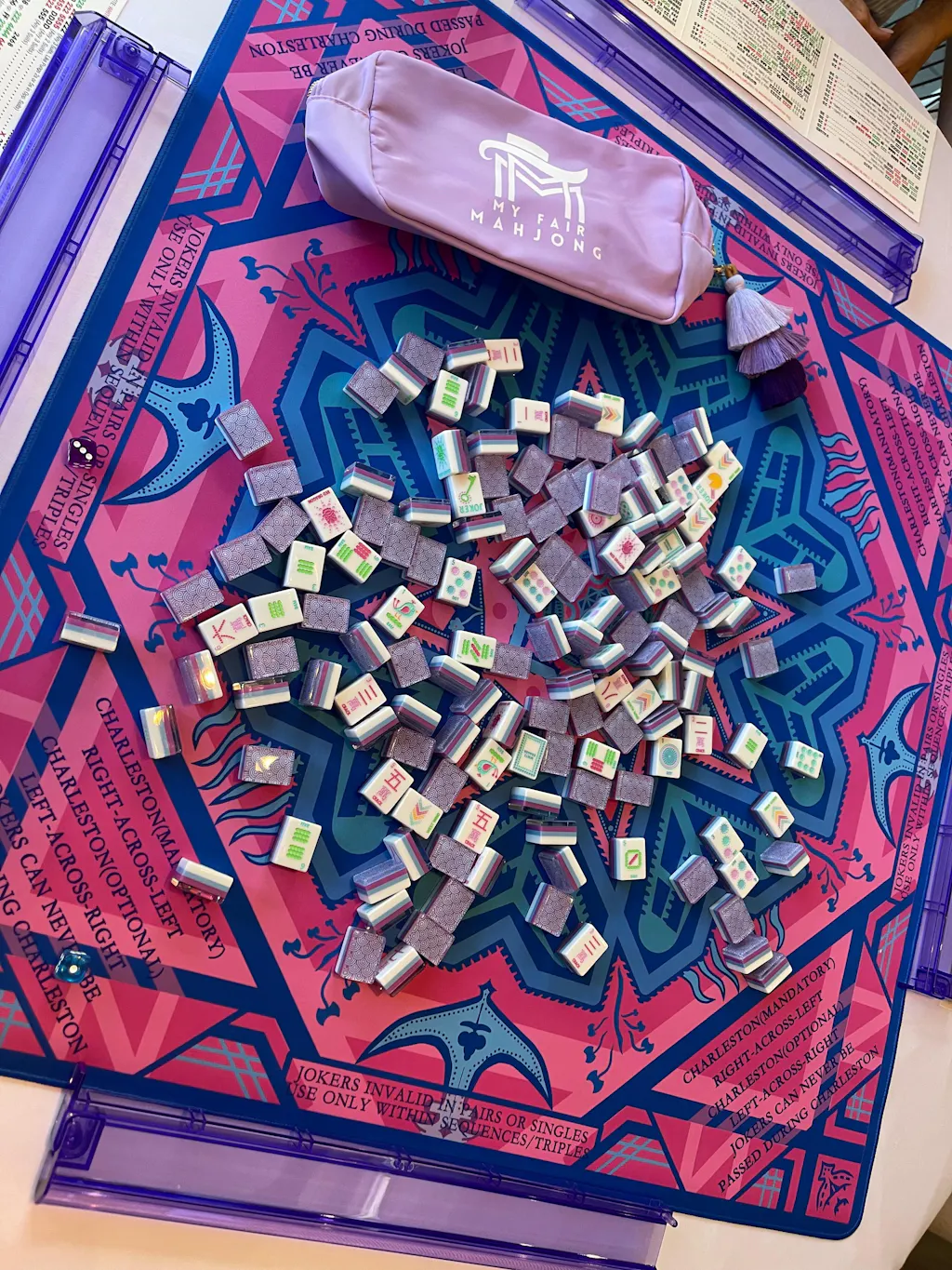 Crystal Confetti Purple | Mahjong with a Sprinkle of Color and Joy | C ...
