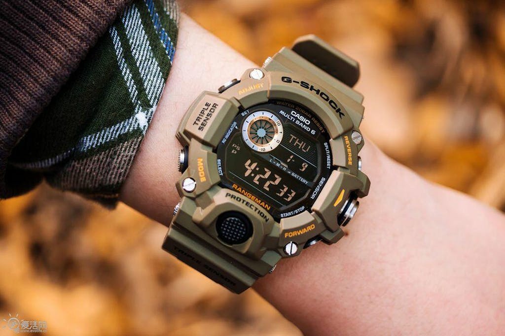 Casio GW9400-3 Men's G-Shock Rangeman Tough Solar Band