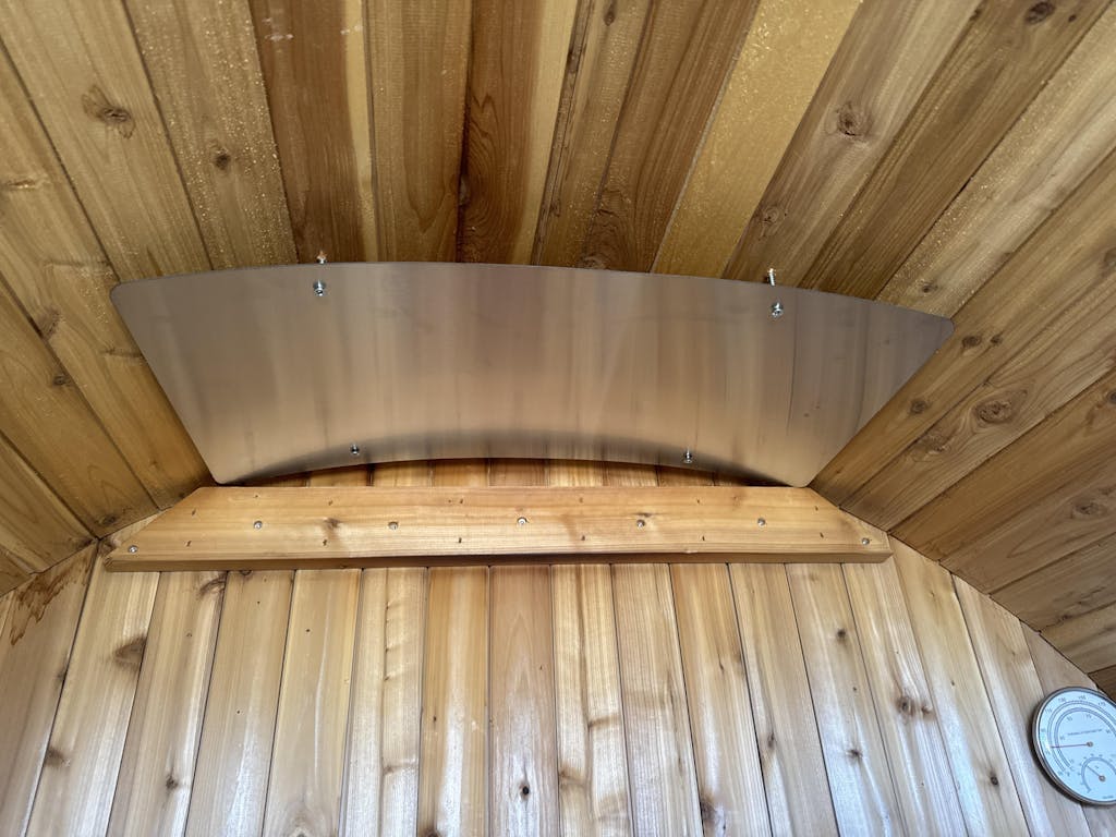 Sauna Shield Barrel Sauna Heat Shield
