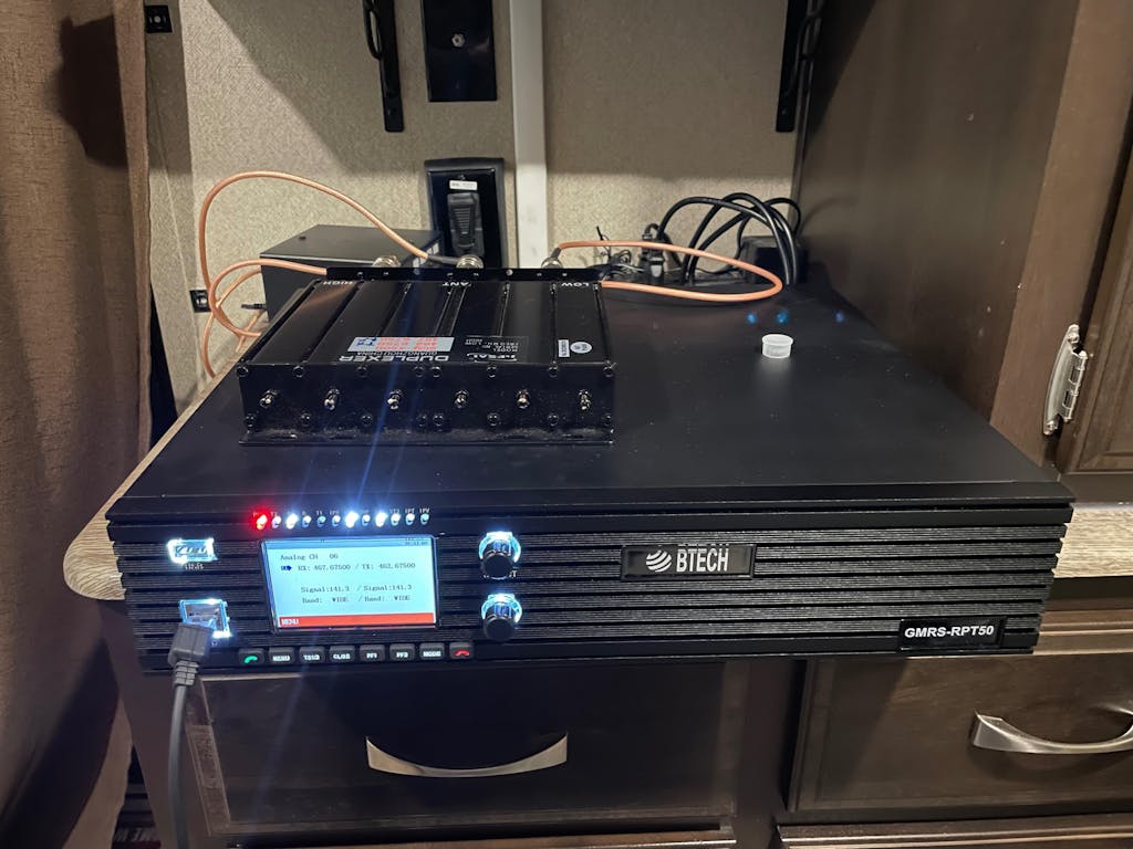 BTECH GMRS-RPT50 50W GMRS Repeater with Duplexer and Auto-ID – myGMRS.com