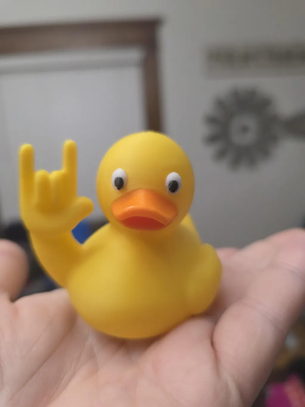 I Love You Sign Language Duck – Duck Using ASL to Share Love & Kindness ...
