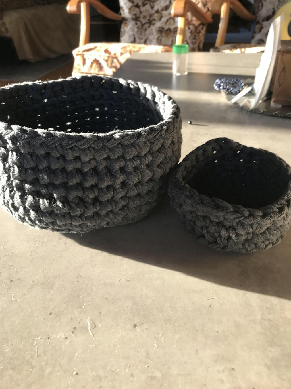 Virkad korg - Virka din egen korg - MYO Make Your Own