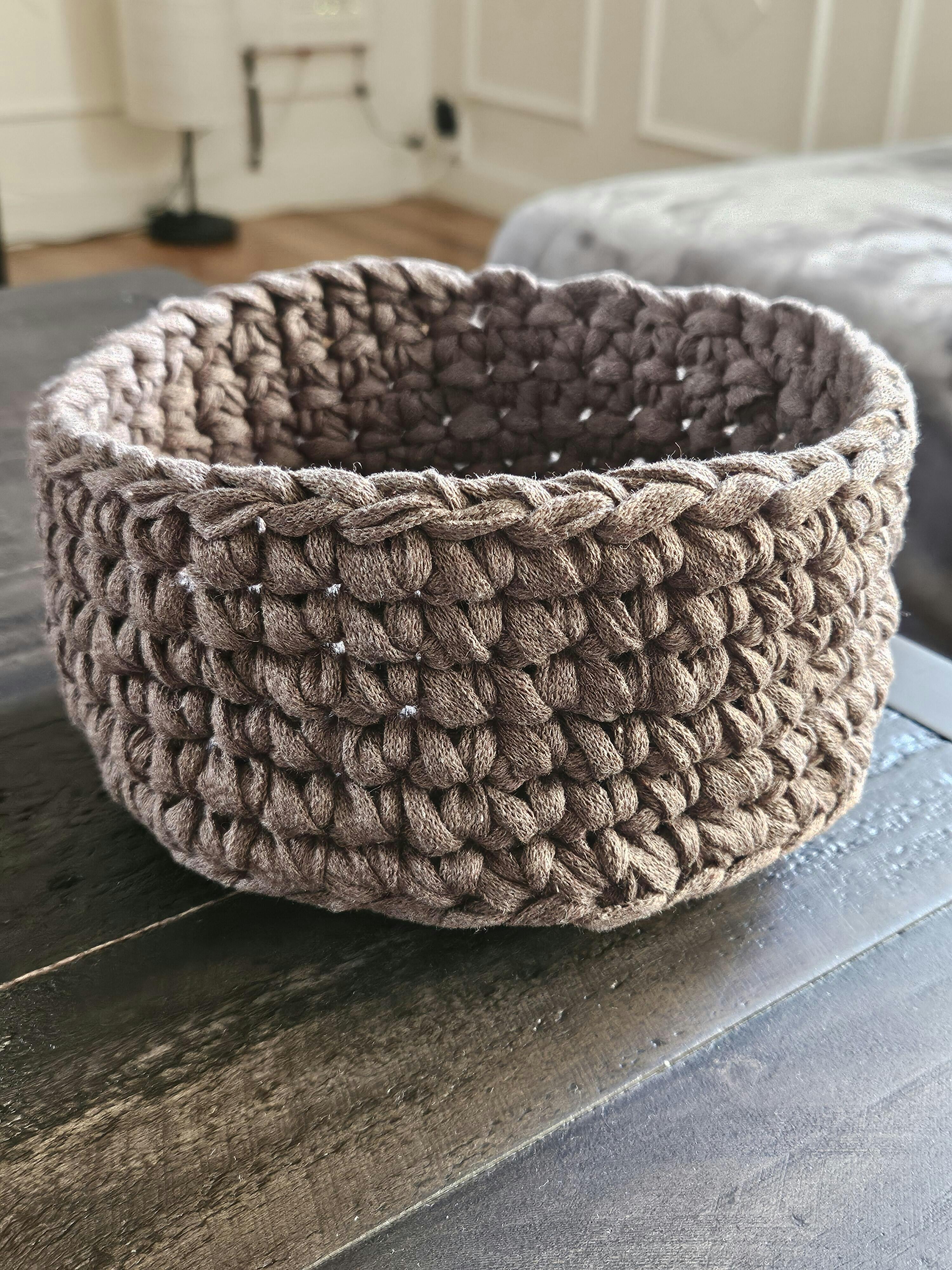 Virkad korg - Virka din egen korg - MYO Make Your Own