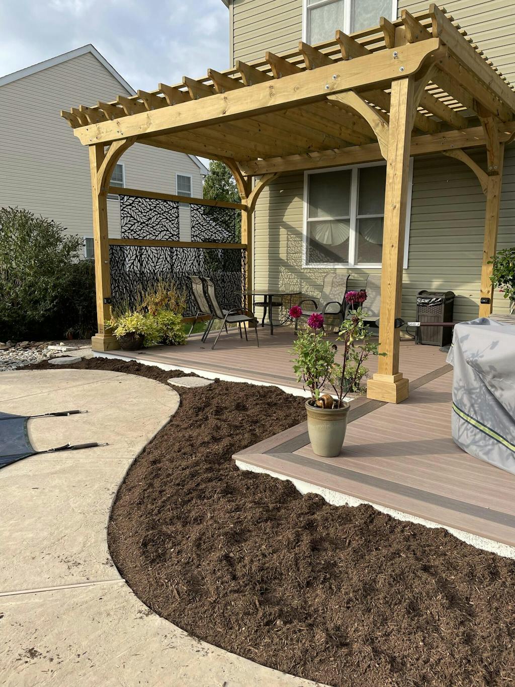 14x14 Cedar Pergola Design | How To's and Material List – MyPatioDesign.com