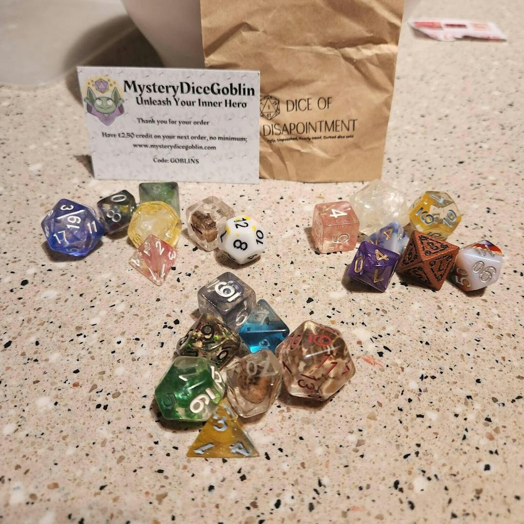 Dice of Disappointment | Funny DnD Dice | Funny Dice – Mystery Dice ...