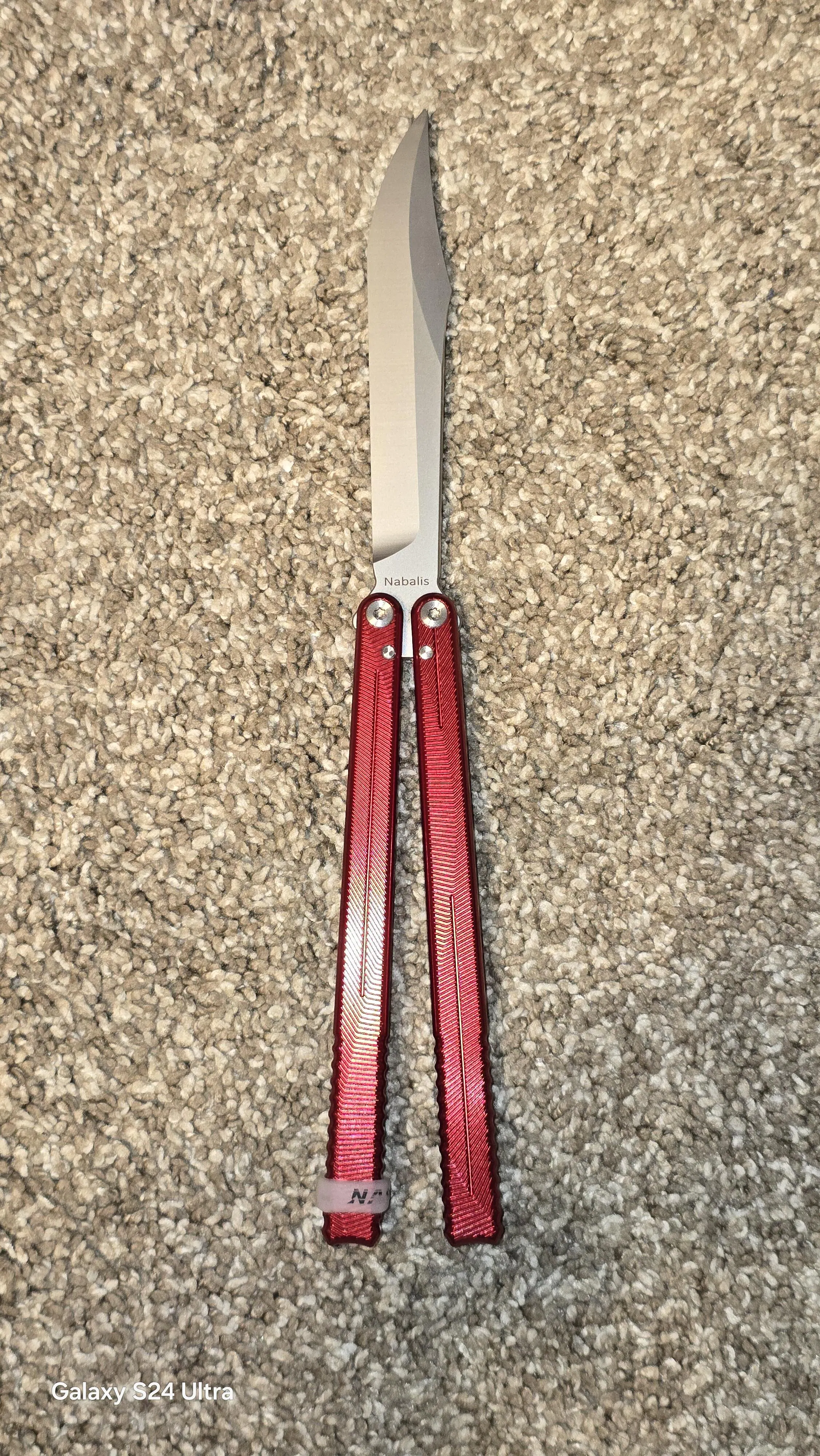 Nabalis Hydra Butterfly Knife Balisong Trainer Tanto & Bowie Blade 7075 AL