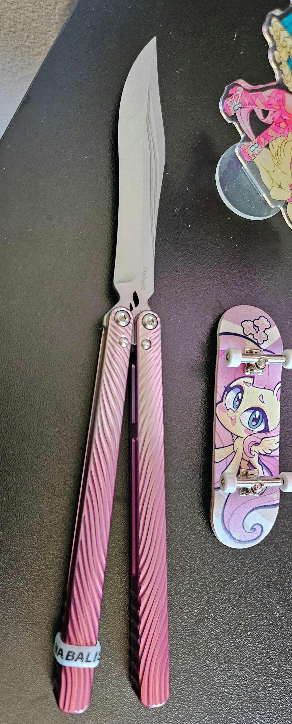 Nabalis Vulp Teflon-Coated Butterfly Knife Trainer Opener Skill Toy