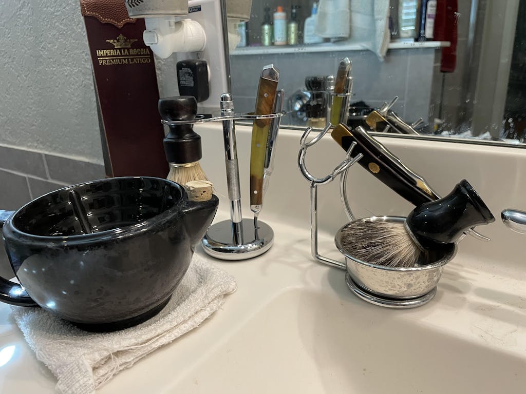 Drian Damascus 7/8" Straight Razor | Naked Armor – Naked Armor Razors