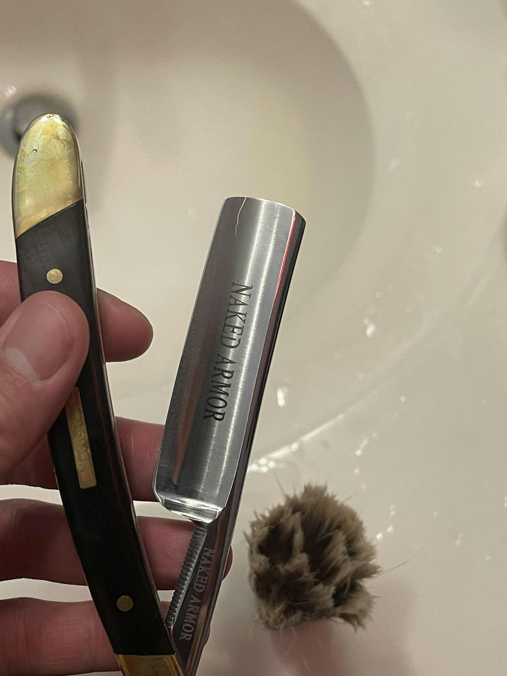 Lancelot 7/8" Straight Razor Kit | Naked Armor – Naked Armor Razors