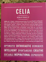 Celia | Name Art Print